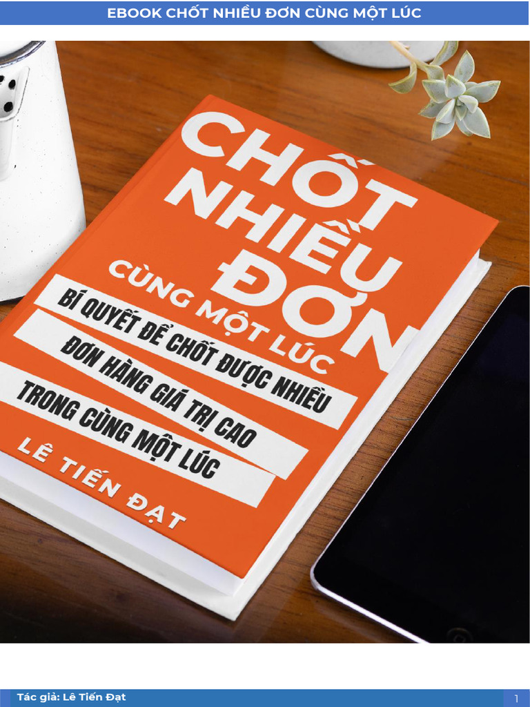 Ebook Chot Nhieu Don Cung Mot Luc - Le Tien Dat | PDF