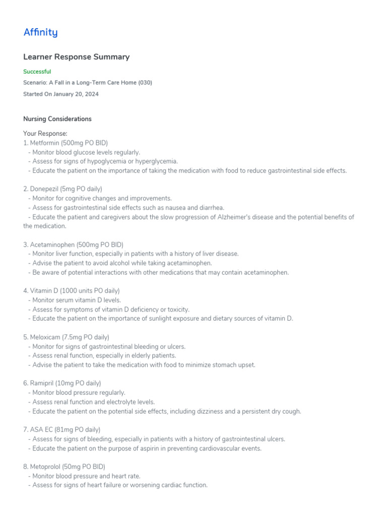 Learner Response Summary - 824836 - Mr. Schmidt | PDF | Health Care | Preventive Healthcare