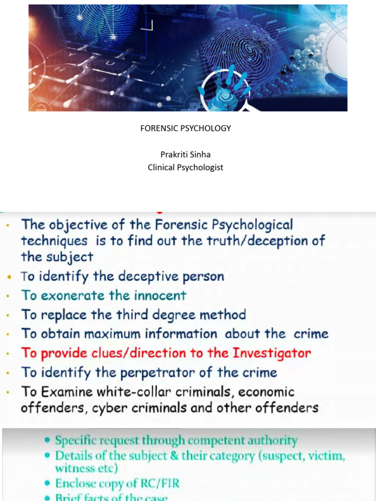 Crimnal Behavior Profiling | PDF