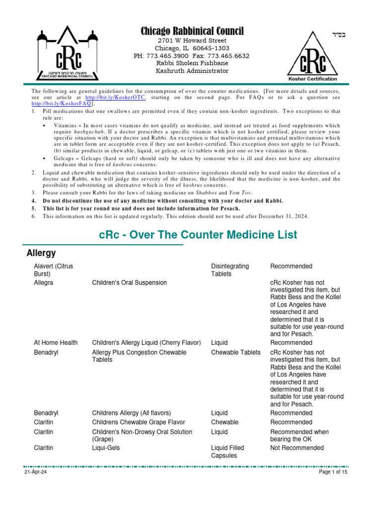 Otc Report | PDF | Common Cold | Tablet (Pharmacy)