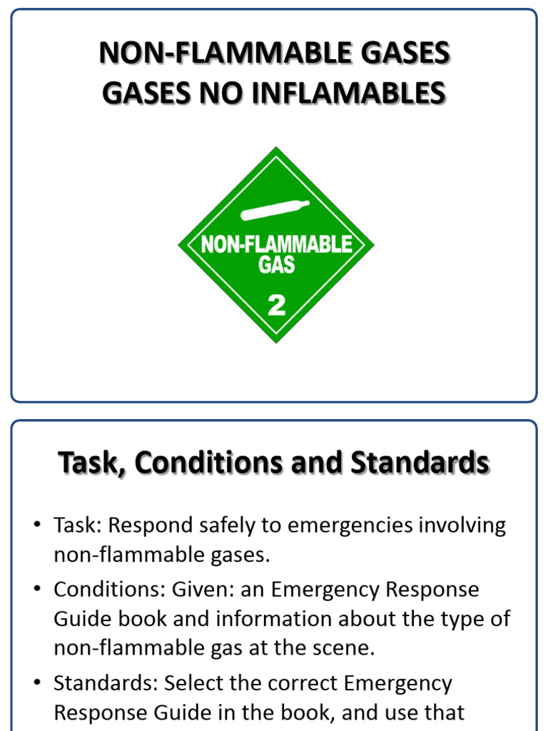 2.6 Non-Flammable Gases | PDF | Materiales | Química Física