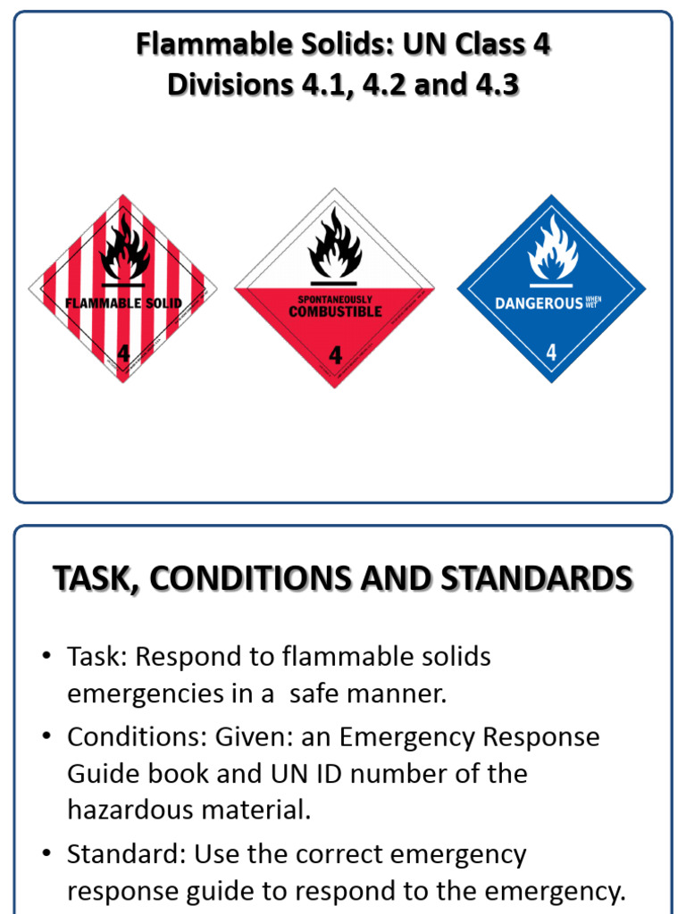 2.8 Flammable Solids | PDF | Sustancias químicas | Química