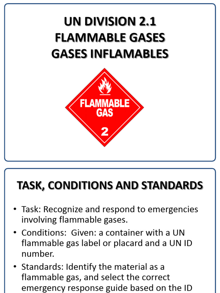 2.2 Flammable Gases | PDF | Agua | Materiales transparentes