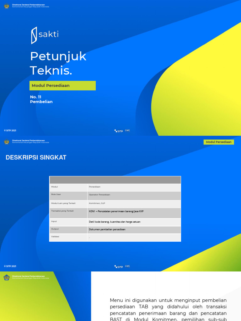 Transaksi Modul Persediaan - 1 Pembelian Persediaan | PDF