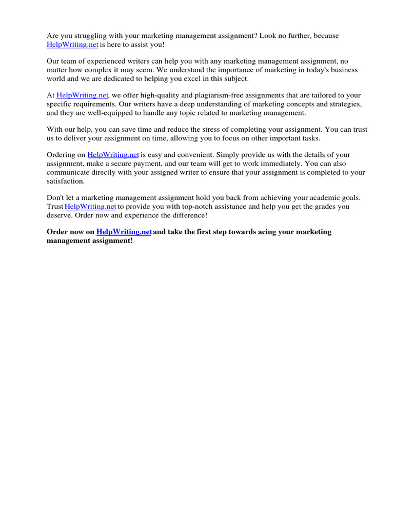 Marketing Management Assignment | PDF | Brand | Marketing