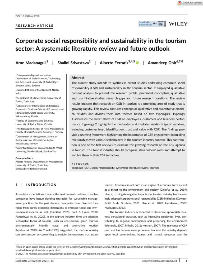 21 A-CSR in Tourism Sustainable Development - 2021 - Madanaguli ...