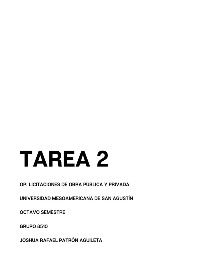 Tarea 4 - Patrón - Joshua | Descargar gratis PDF | Presupuesto | Economias