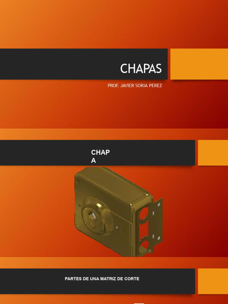 Partes de Matriz de Chapa | PDF | Acero | Tratamiento a base de calor