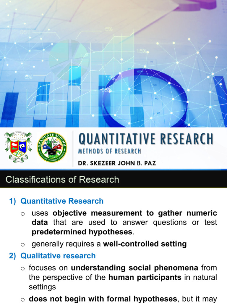 Introduction To Quantitative Research | PDF | Quantitative Research ... Introduction To Quantitative Research | PDF | Quantitative Research ...