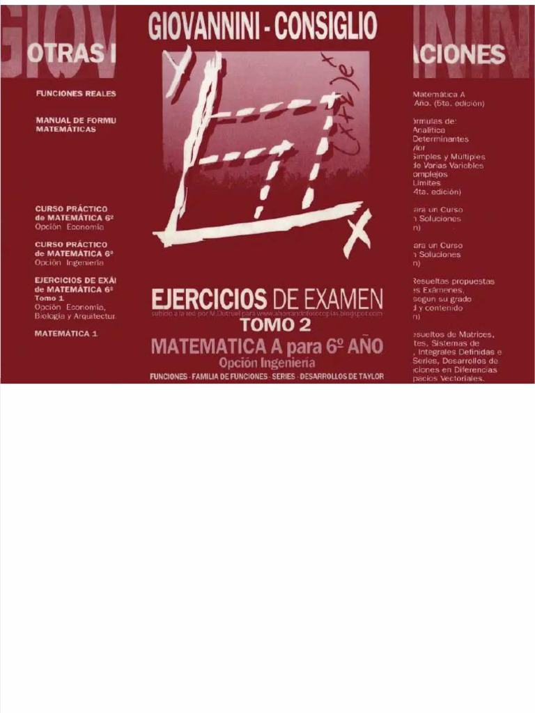 PDF Giovannini Ejercicios de Examen Tomo 2 - Compress | PDF