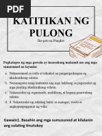 Katitikan NG Pulong | PDF