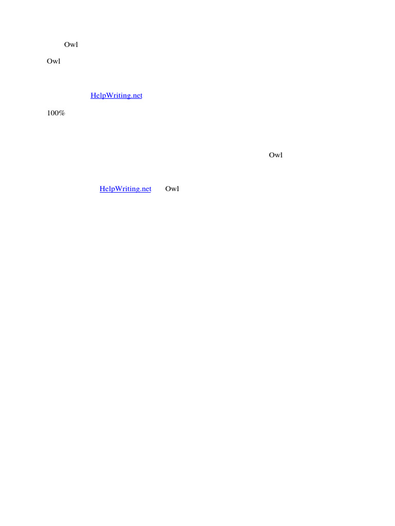 Owl and Purdue Writing Lab | PDF | Citation | Usability