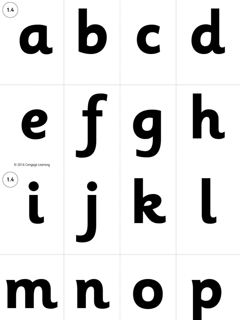 1.4 Vocabulary Cards Back - Letters and Numbers | PDF | Travel