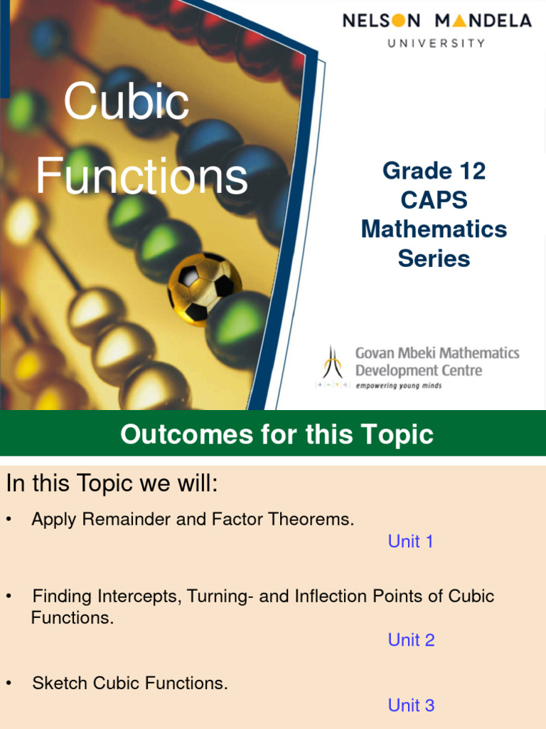 Cubic Functions | PDF | Slope | Factorization