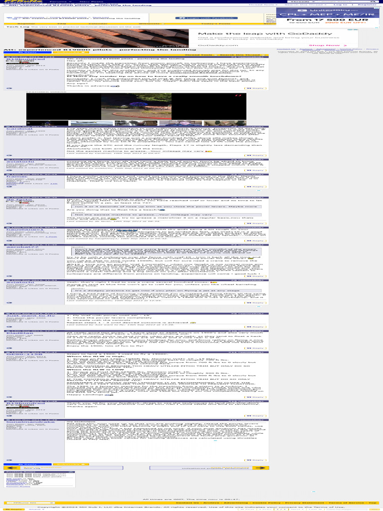 Att experienced B1900D pilots - perfecting the landing - PPRuNe Forums ...