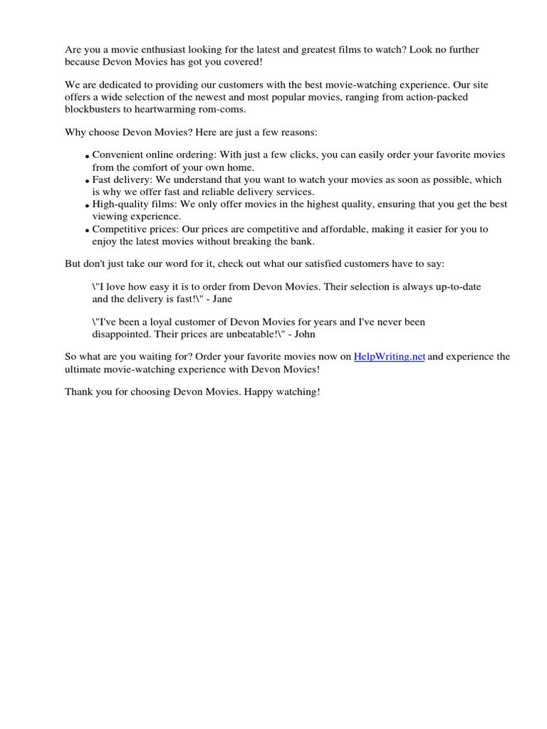 Devon Movies - Your Source For The Latest Films | PDF | Falconry