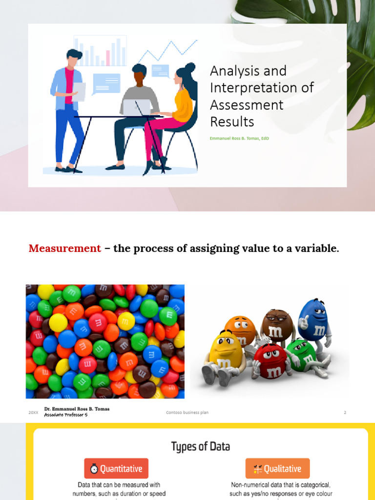 Analysis and Interpretation of Assessment Results1 | PDF | Mode ...