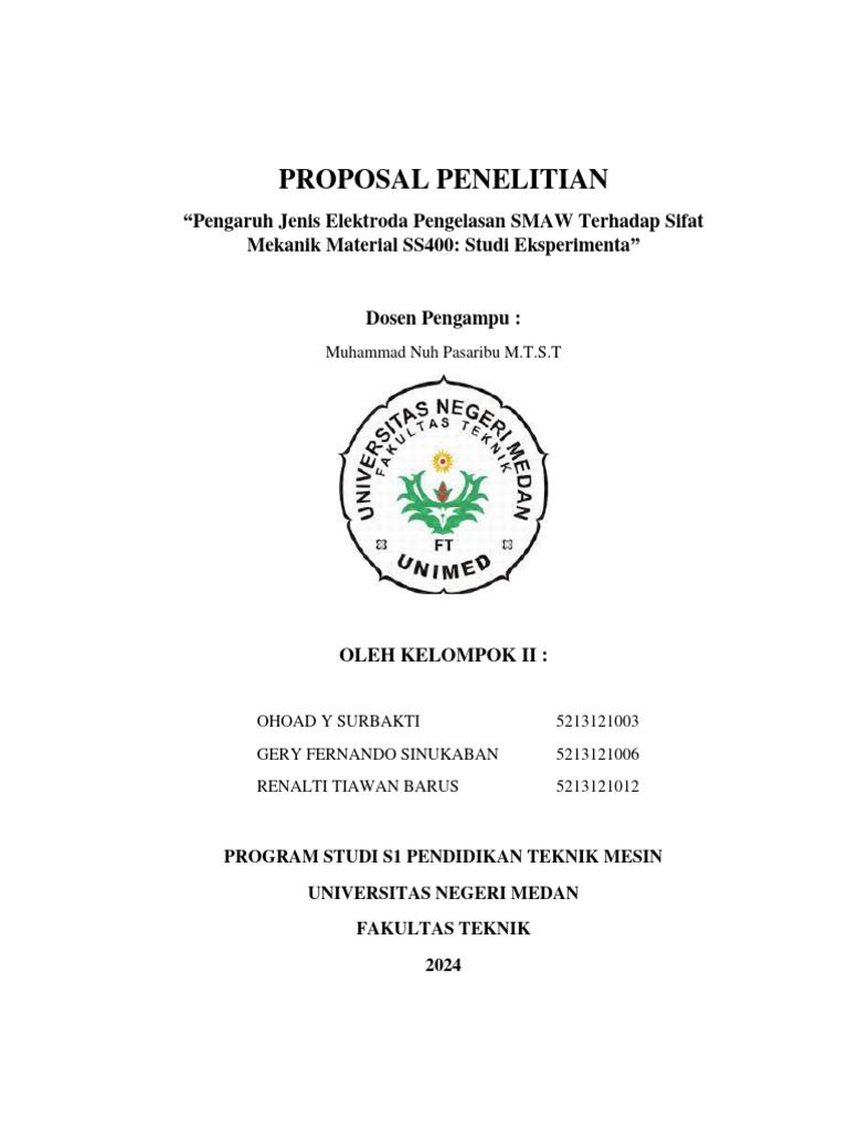 Proposal Penelitian Kelompok 2 | PDF