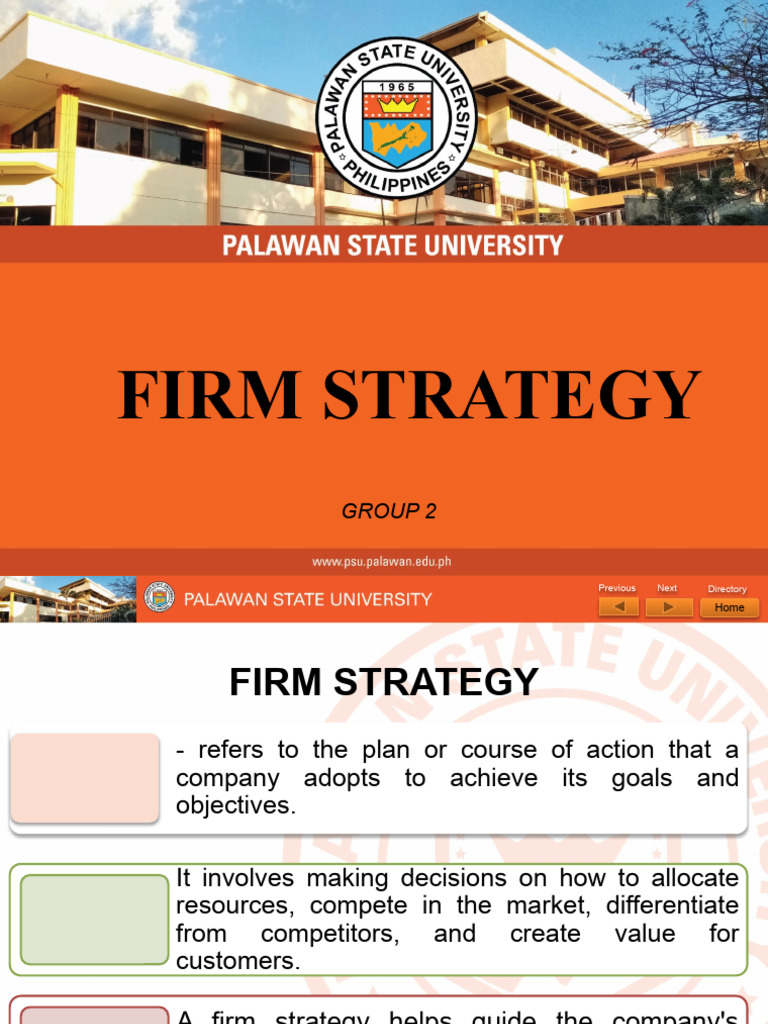 Firm Strategy | Download Free PDF | Strategic Management | Competitive ...