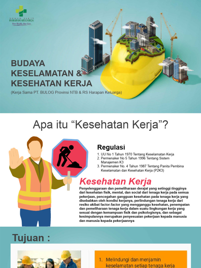 Presentasi k3 Untuk Perusahaan | PDF | Microsoft Power Point | Infographics