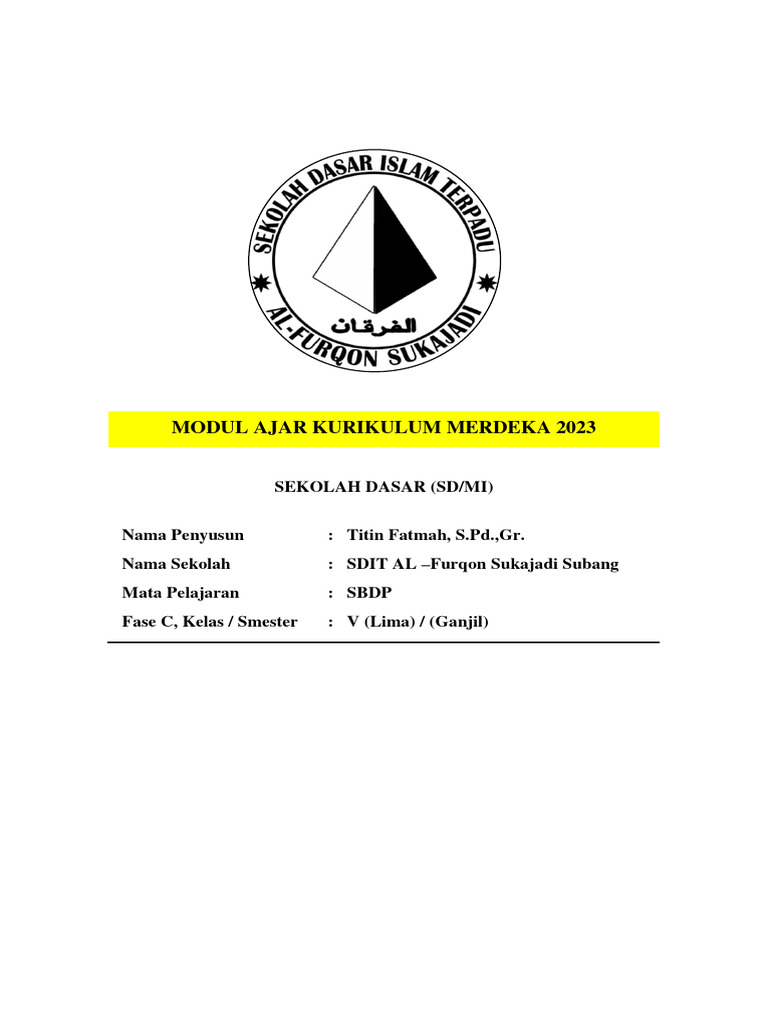Modul Ajar SBDP | PDF