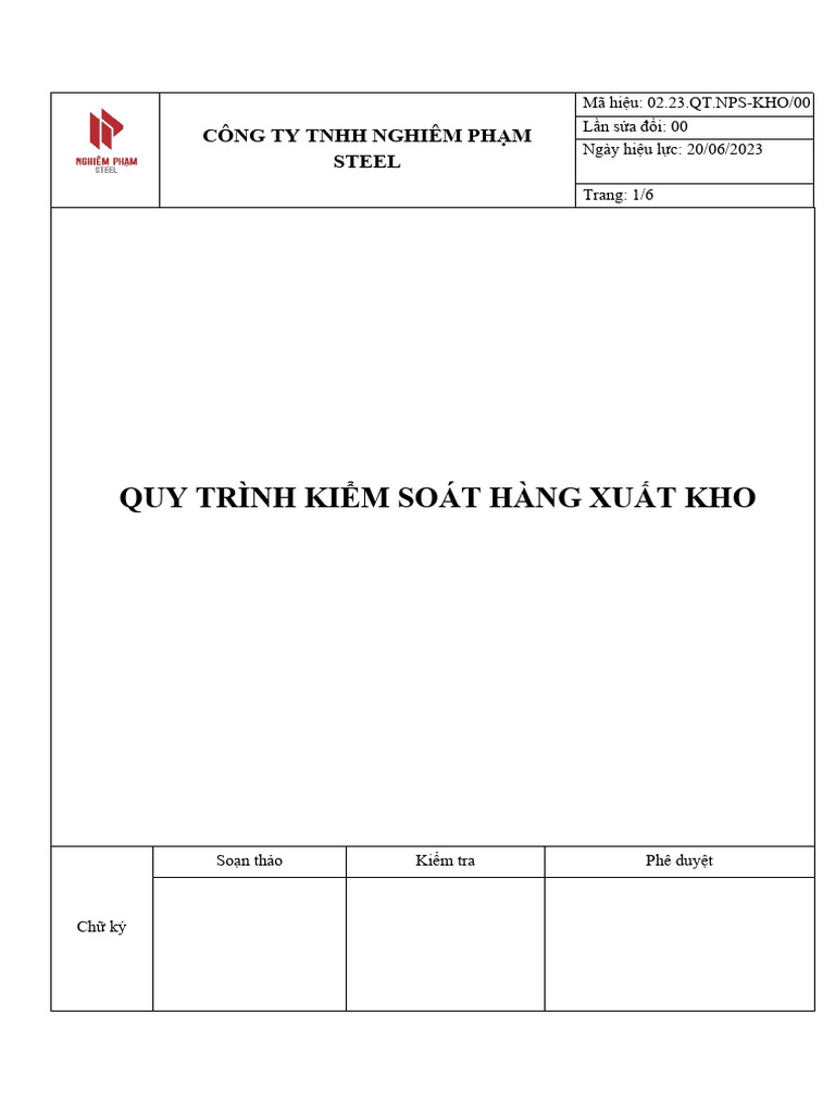 02.23.QT - Nps-Kho 00 | PDF