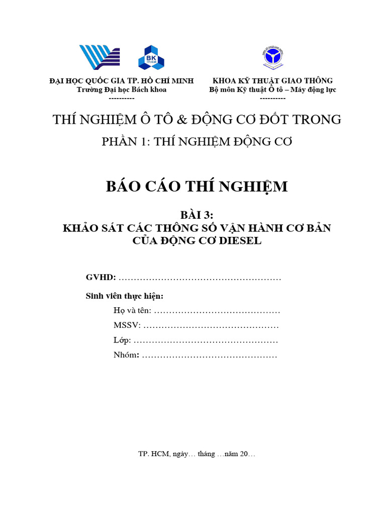 TN - OTO - DC - Bai03 - DongCoDIESEL - HK232 | PDF