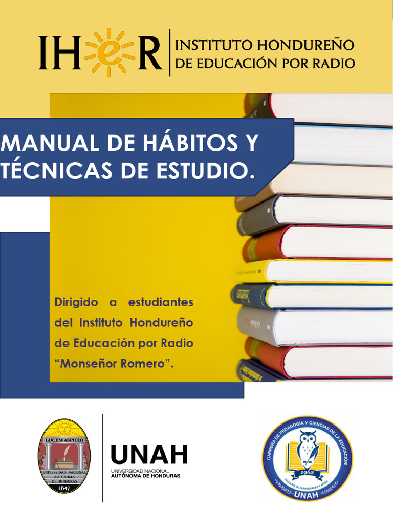Manual de Habitos y Tecnicas de Estudio | PDF | Habilidades de estudio | Aprendizaje