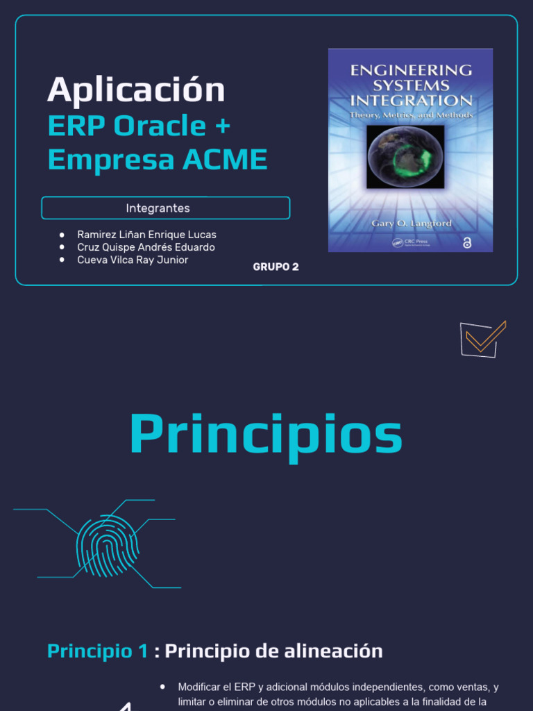 Grupo 02 - ERP Oracle + Empresa ACME | PDF | Planificación de recursos empresariales | Business