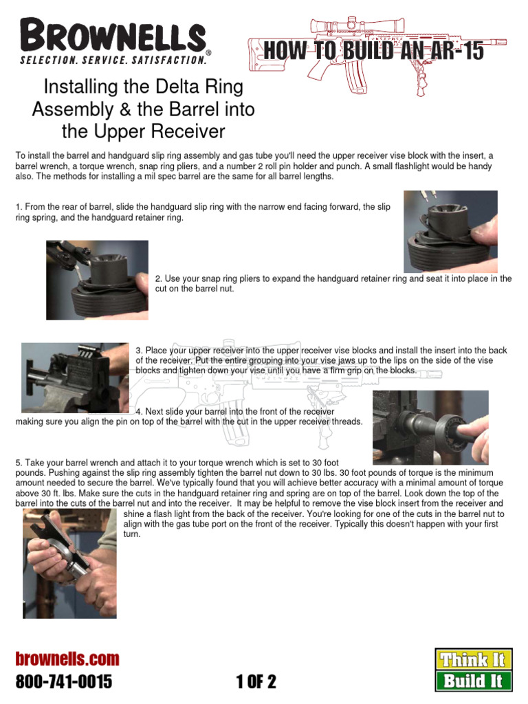Barrel Installation Guide | PDF | Nut (Hardware) | Gun Barrel