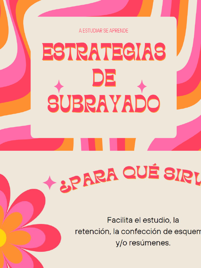 Estrategias de Subrayado | PDF