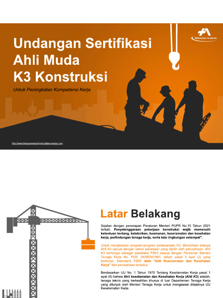 Form Ahli K3 Konstruksi | PDF