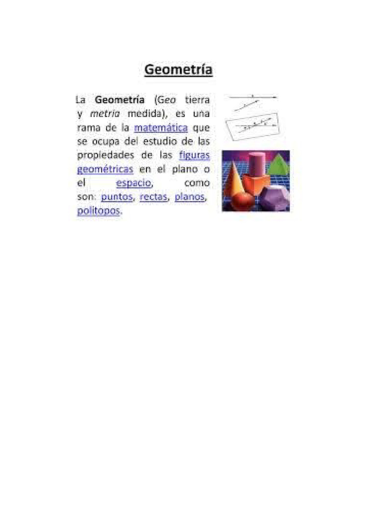 Definicion de Geometria Segundo Basic Ggg | PDF
