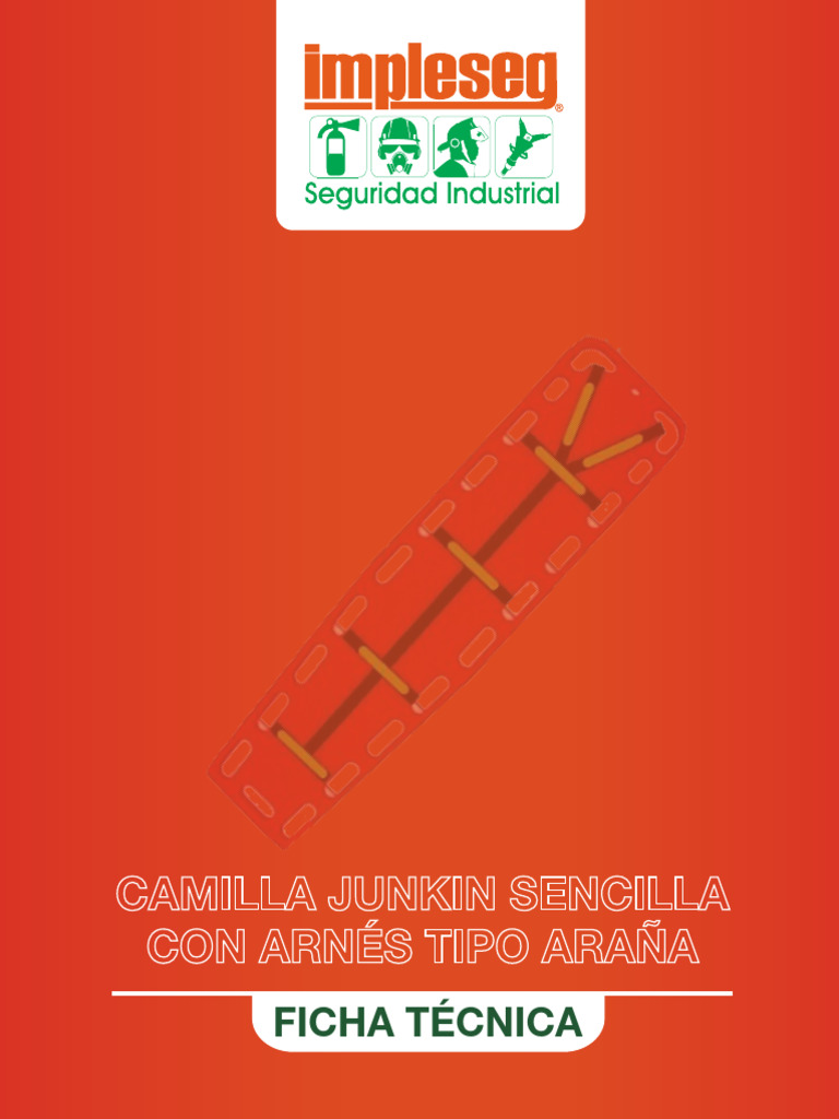 Ficha Técnica Camilla Junkin Emergencia | PDF