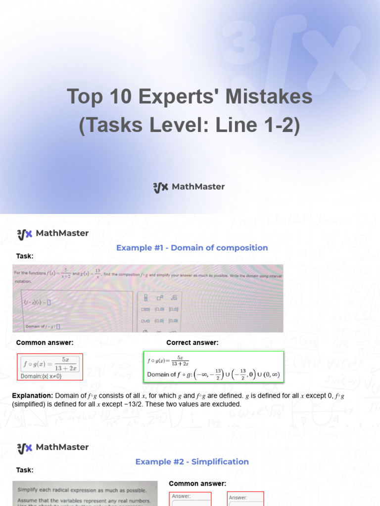 Top 10 Expert | PDF | Applied Mathematics