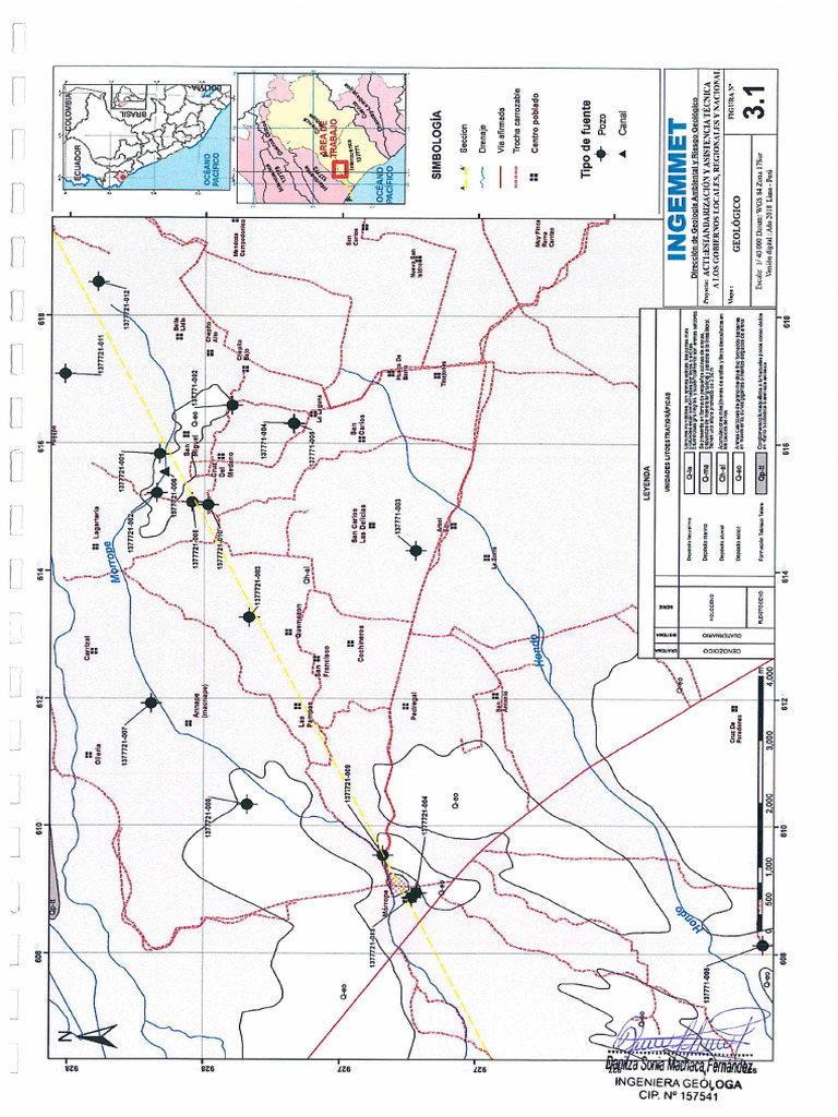 Mapa Geologico Morrope | PDF