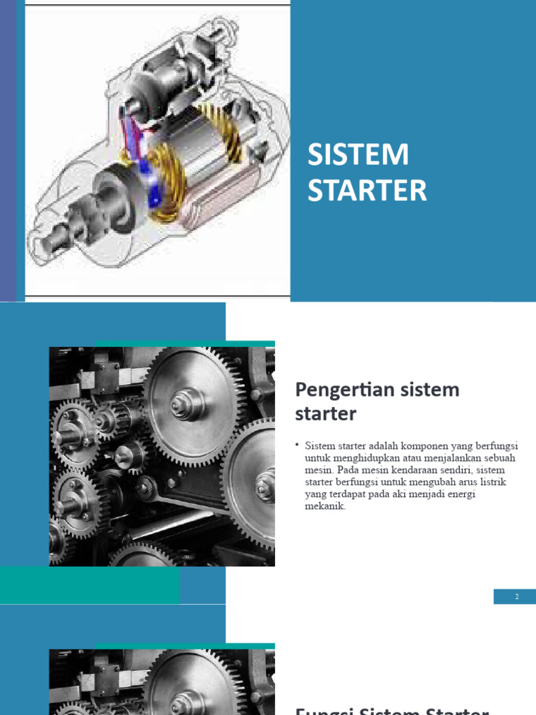 Fungsi dan Jenis Sistem Starter Mobil | PDF