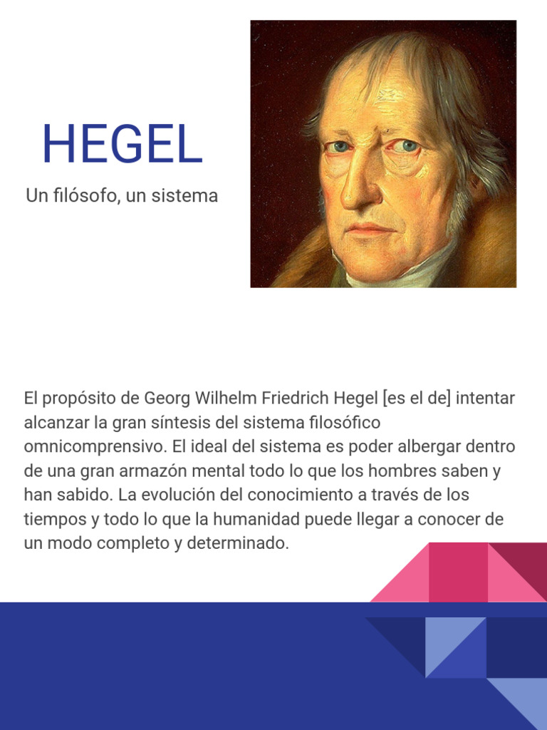 HEGEL I6cvmS | PDF | Georg Wilhelm Friedrich Hegel | Absoluta (Filosofía)