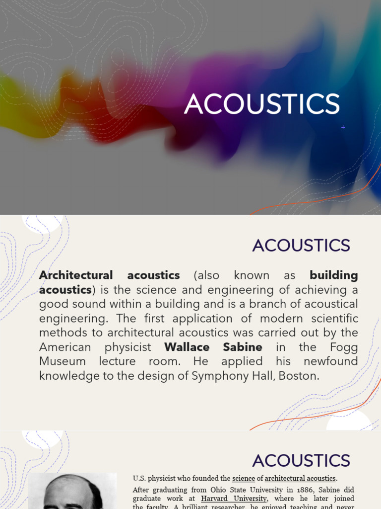 Acoustics 2024 | PDF | Sound | Acoustics