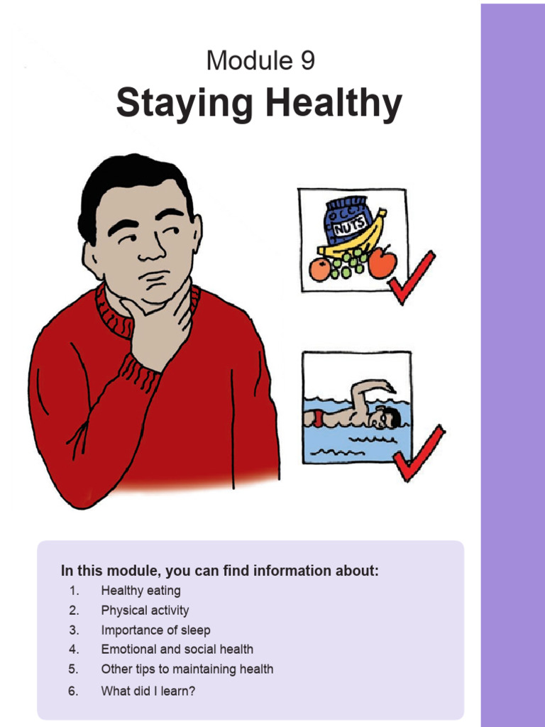 Module 9 - Staying Healthy 11 - 28 - ET - JC | PDF | Healthy Diet | Foods
