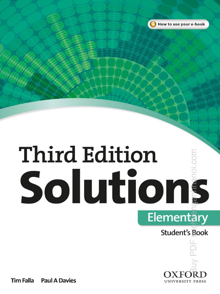 1solutions Elementary Student S Book | PDF