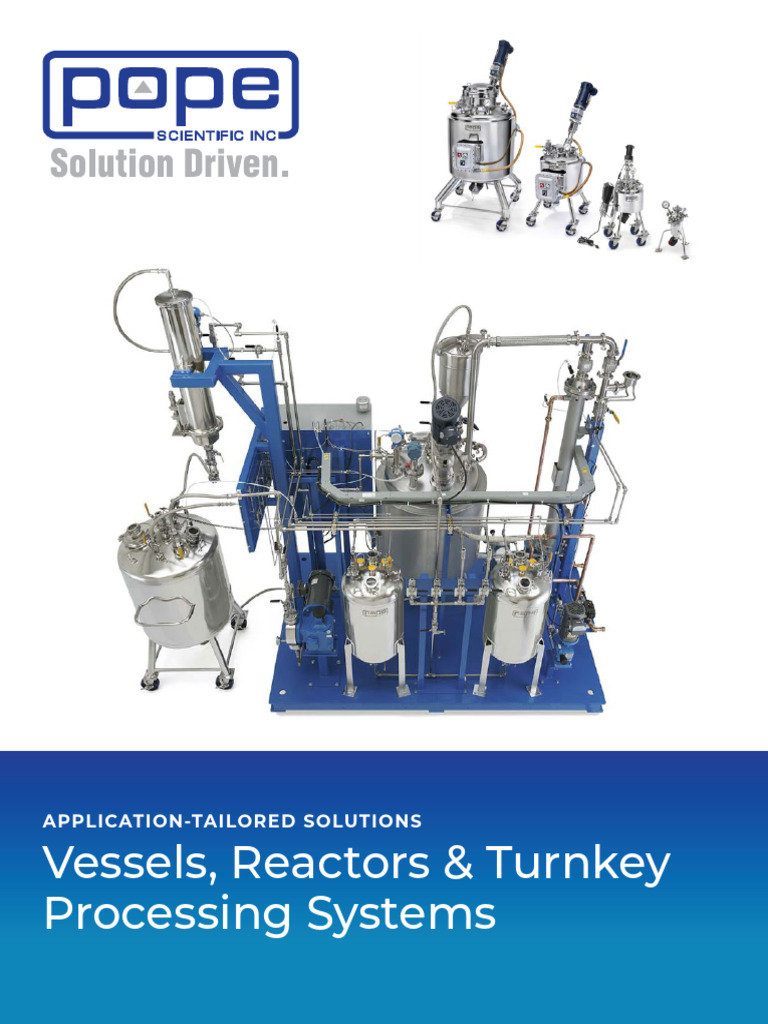 POPE Vessel Literature Digital | Download Free PDF | Chemical Reactor ...