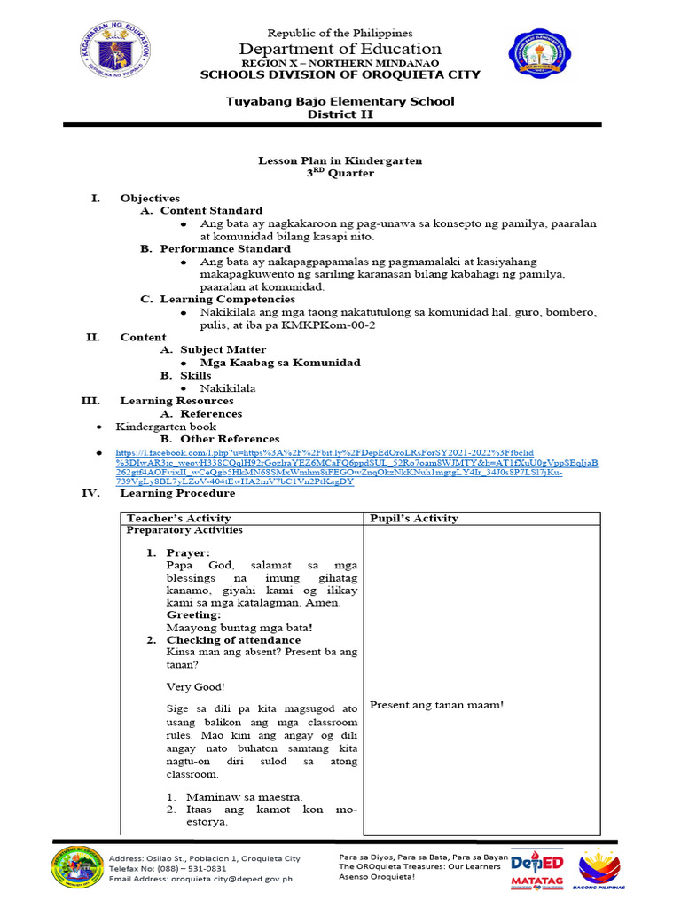 Lesson Plan 3rd | PDF