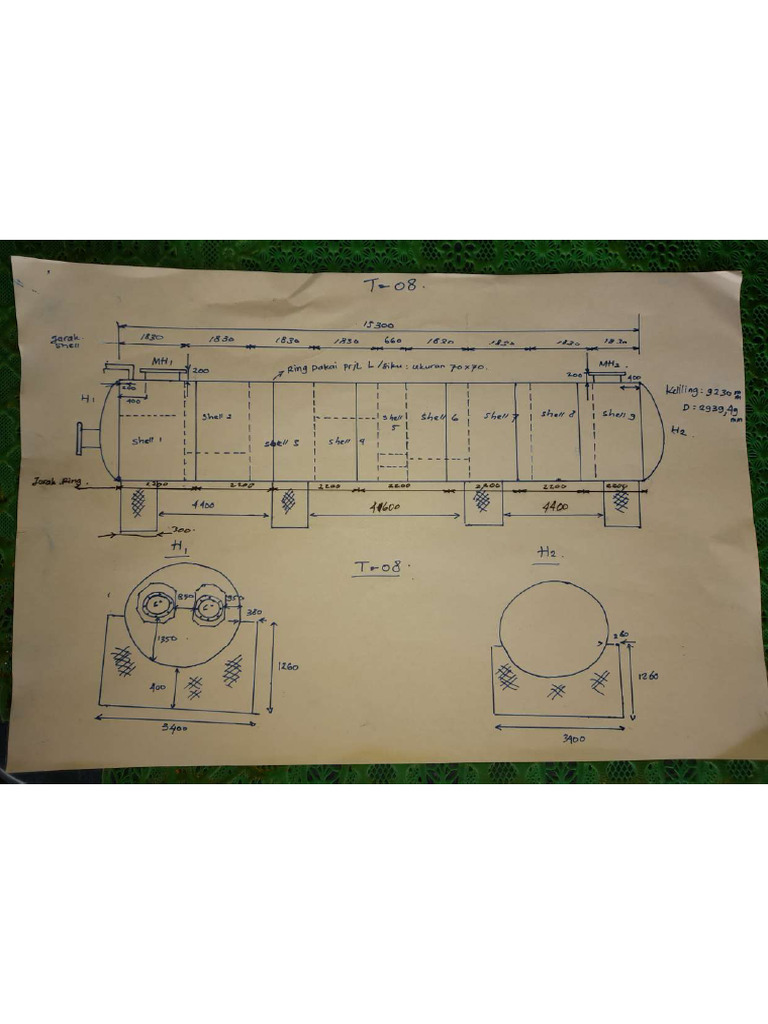 T-08 (Horizontal Tank) | PDF