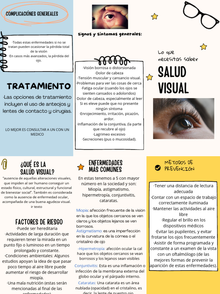 Salud Visual | PDF | Ojo humano | Miopía