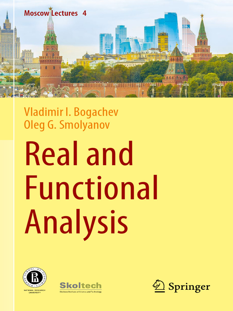 Real and Functional Analysis (Moscow... (Z-Library) | PDF | Operator ...