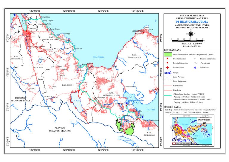 A4 - Peta Aksesibilitas - HGU - Rev1 | PDF