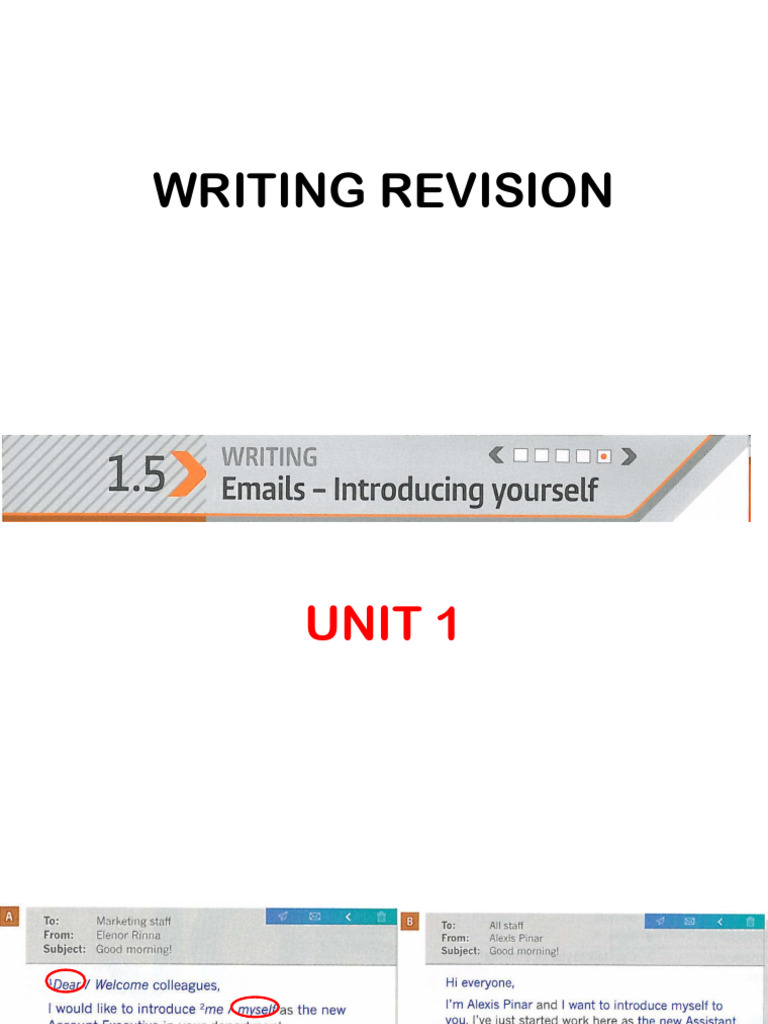 Writing Revision PDF