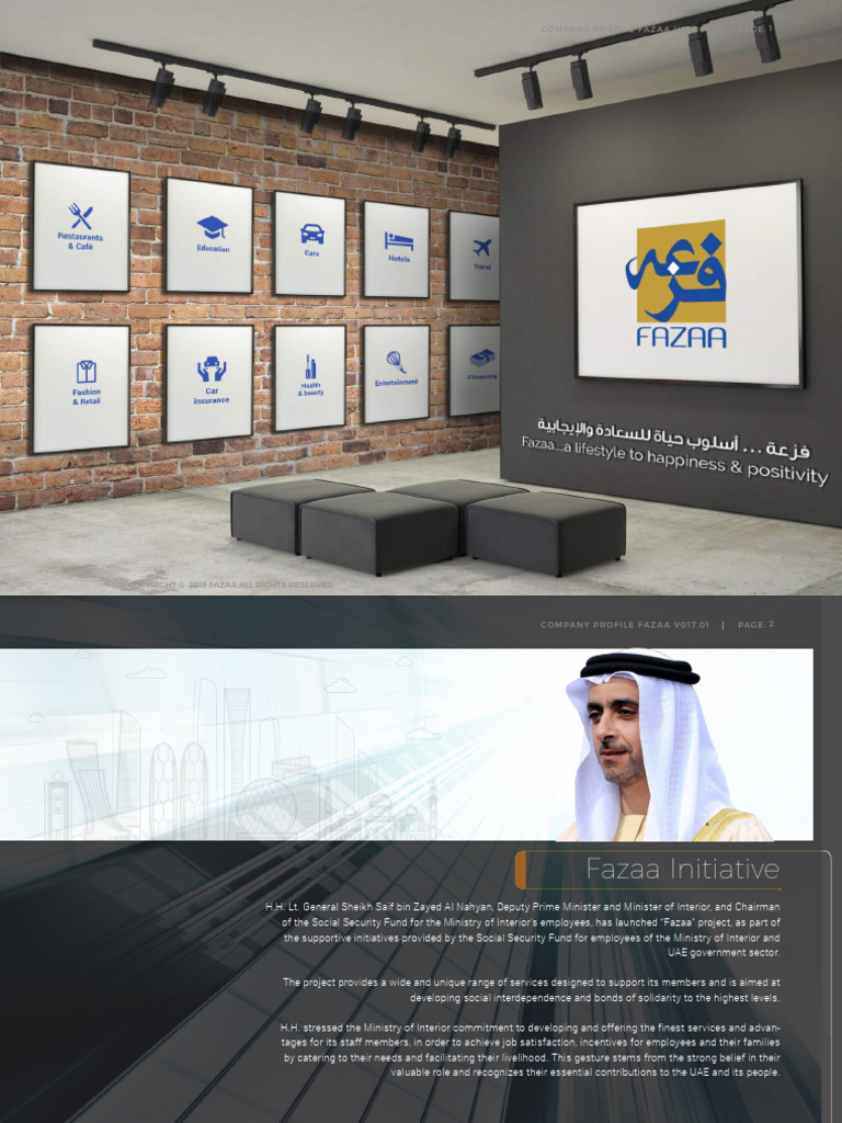 Fazaa Company Profil Pdf Retail