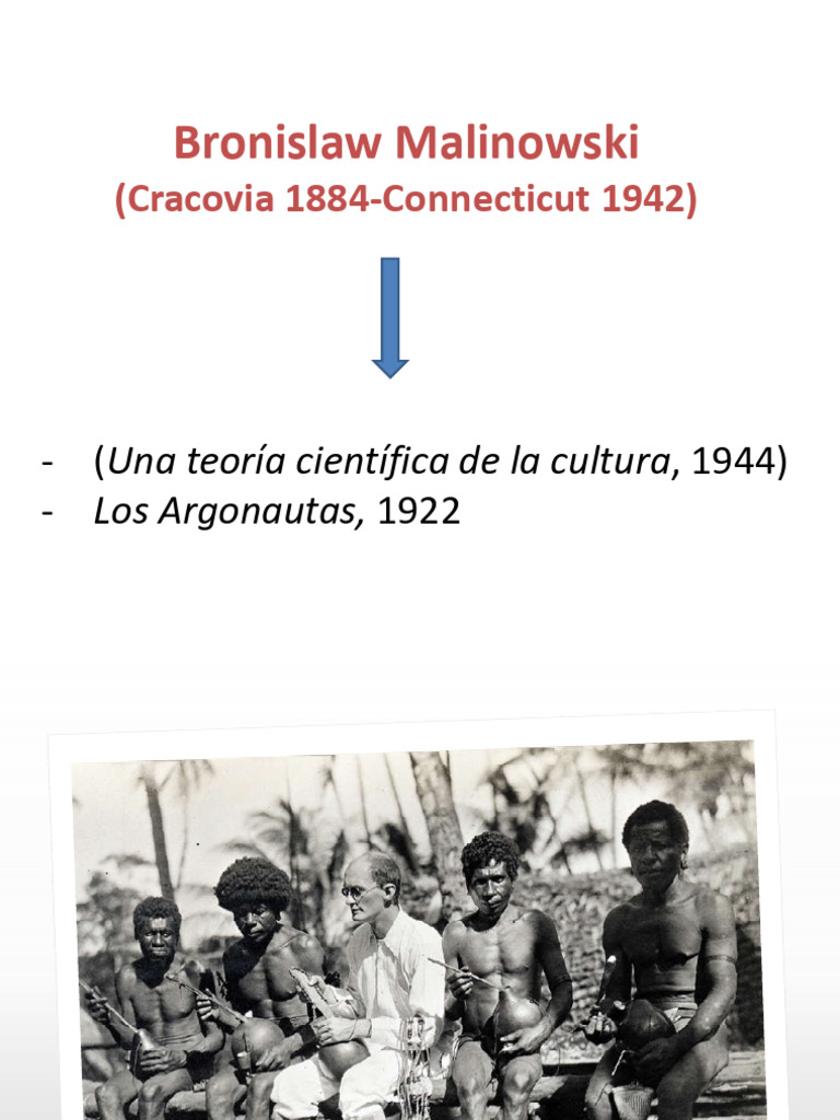 Clase 5 Malinowski | Descargar gratis PDF | Educación en artes ...